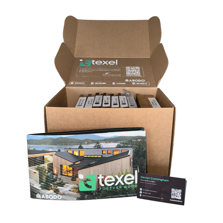 Decking & Siding Sample Collection Box - Texel Wood Canada