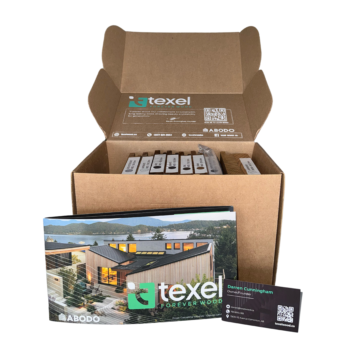 Decking & Siding Sample Collection Box - Texel Wood Canada