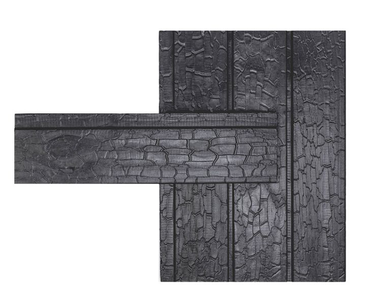 Vulcan Charred Cladding - Texel Wood Canada